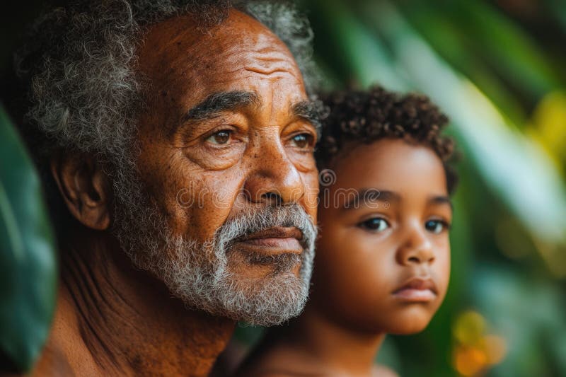 Generations of Reflection in Nature S Embrace: a Family S Int Stock ...