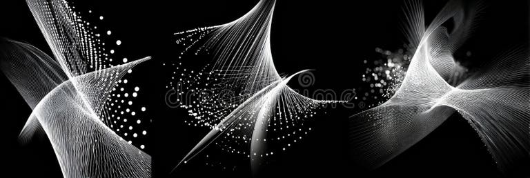 Generative Abstract Shape Emerges From Code Particles Creating Dynamic Patterns And Forms In A