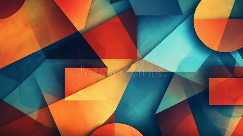 Generative AI, an Abstract Background Image that Incorporates Geometric ...