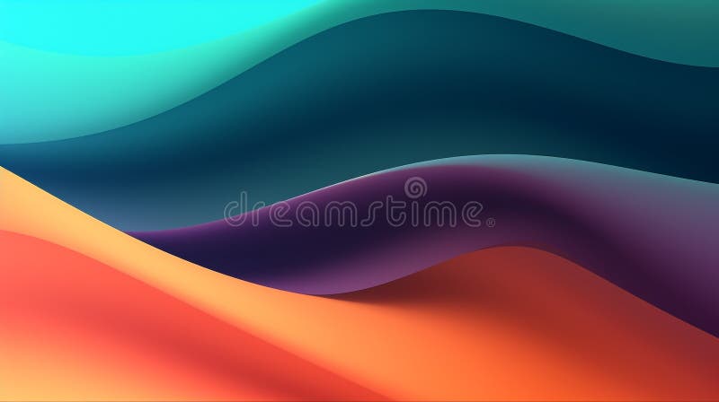 Generative AI, an Abstract Background Image Using a Gradient of Three ...