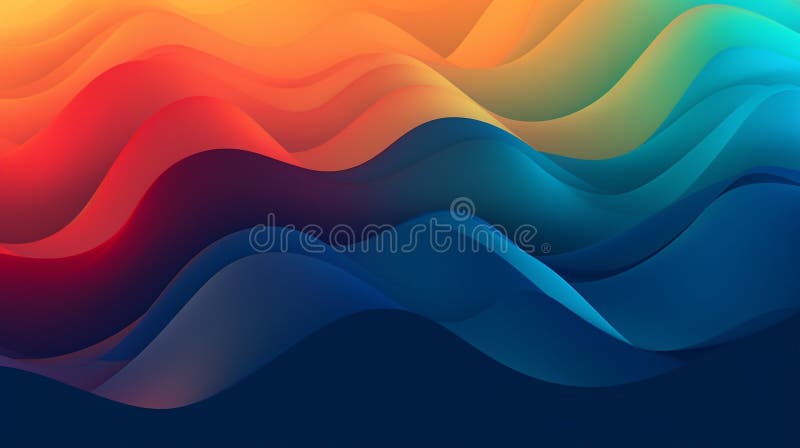 Generative AI, an Abstract Background Image Using a Gradient of Three ...