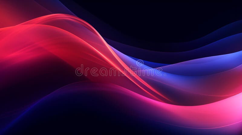 Generative AI, an Abstract Background Image with a Wave Effect Stock ...
