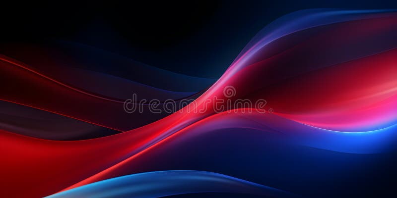 Generative AI Abstract Color Background. Dark Blue Red Glow. Diffuse ...