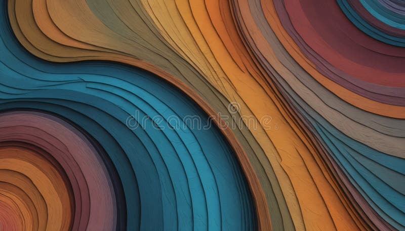 Abstract Digital Art Piece that Appears To Be Made Up of Multiple ...