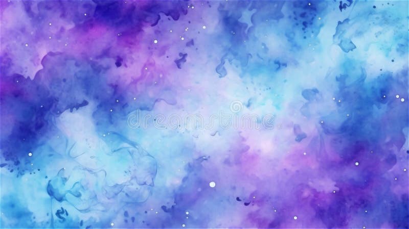 Generative AI, an Abstract Galaxy Pattern in Shades of Blue and Purple ...