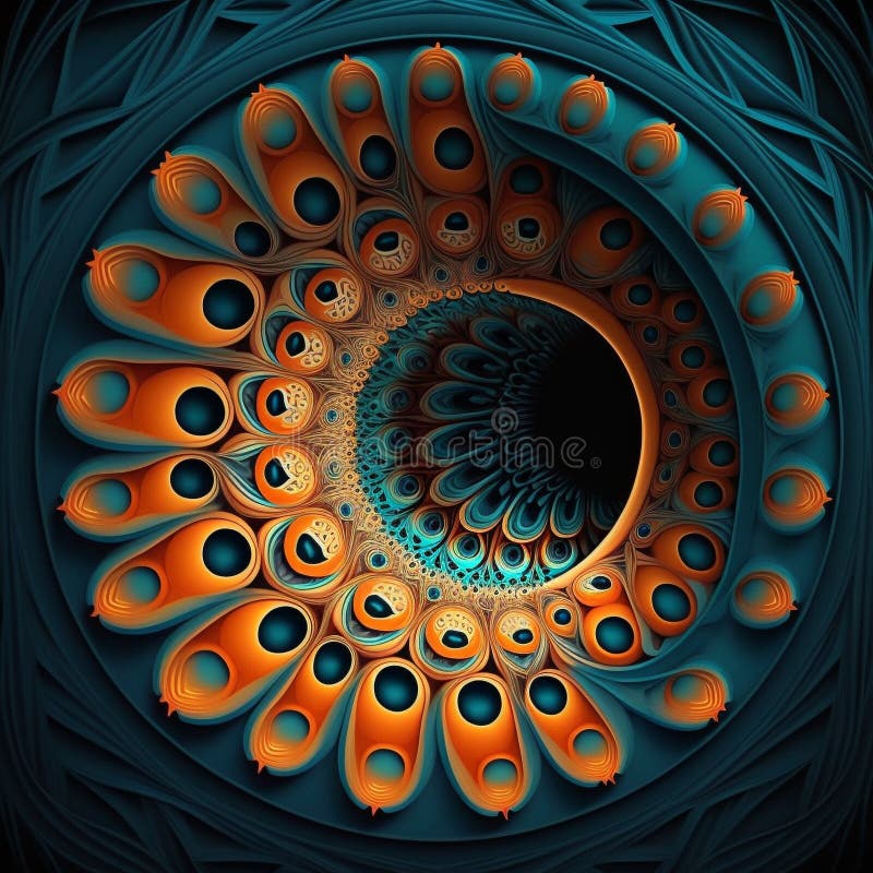 Generative Ai Abstract Geometry Pattern Background Stock Illustration Illustration Of