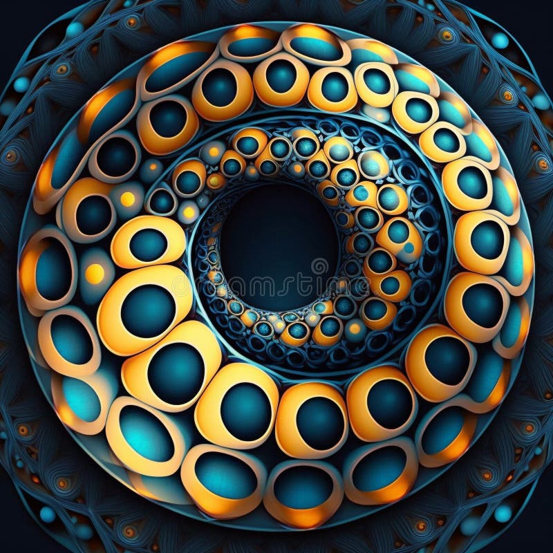 Generative Ai Abstract Geometry Pattern Background Stock Illustration Illustration Of