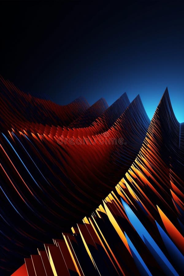 Generative Ai. Abstract Geometry Pattern Background, Stock Illustration ...