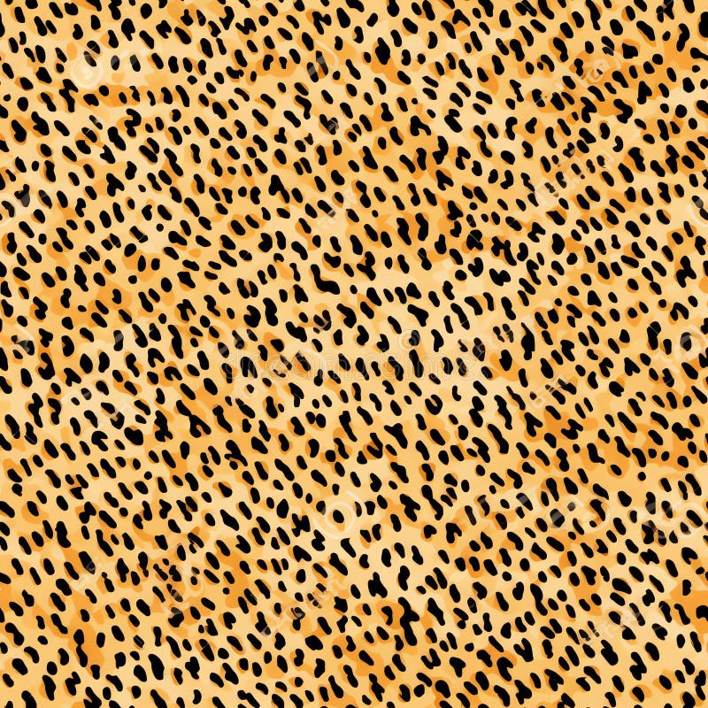 Generative AI Abstract Modern Leopard Seamless- Stock Illustration ...