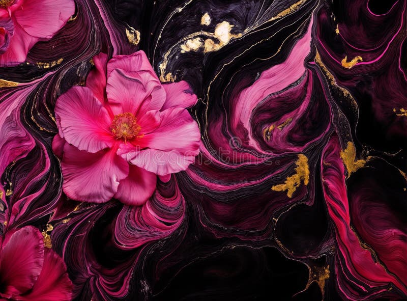 Generative AI Abstract Pattern, Texture Luxury Background, Screensaver ...