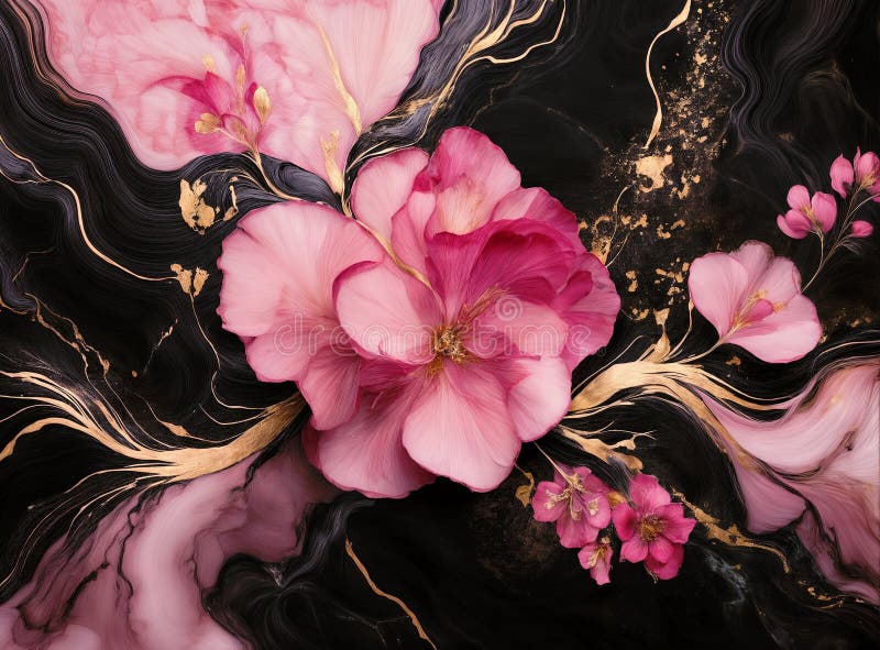 Generative AI Abstract Pattern, Texture Luxury Background, Screensaver ...