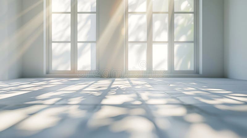 Generative AI Abstract White Studio Background for Product Presentation ...