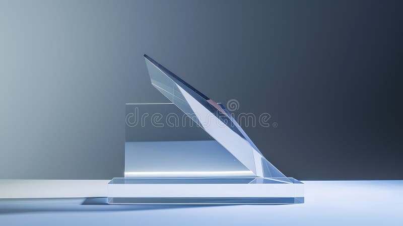 Generative AI Acrylic Display Stand Acrylic Holder Business Concept ...