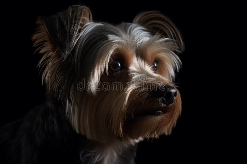 Generative Ai, Amazing Portrait of Dog Stock Illustration ...