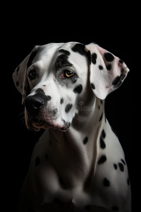 Generative Ai, Amazing Portrait of Dog Stock Illustration ...