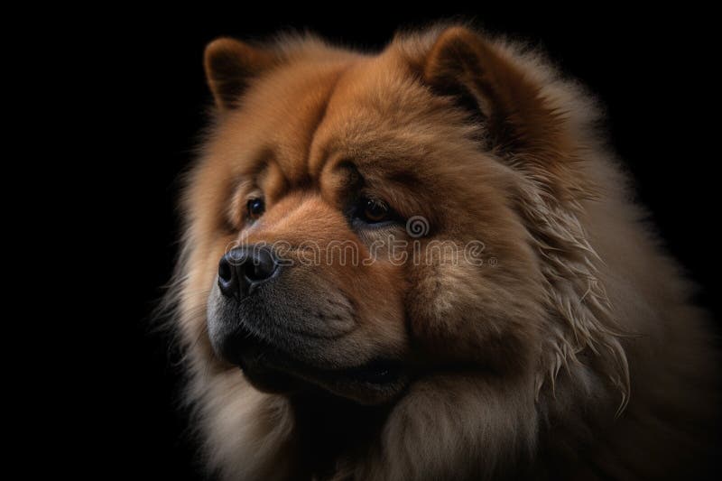 Generative Ai, Amazing Portrait of Dog Stock Illustration ...