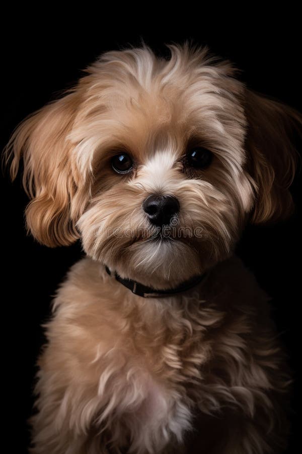 Generative Ai, Amazing Portrait of Dog Stock Illustration ...