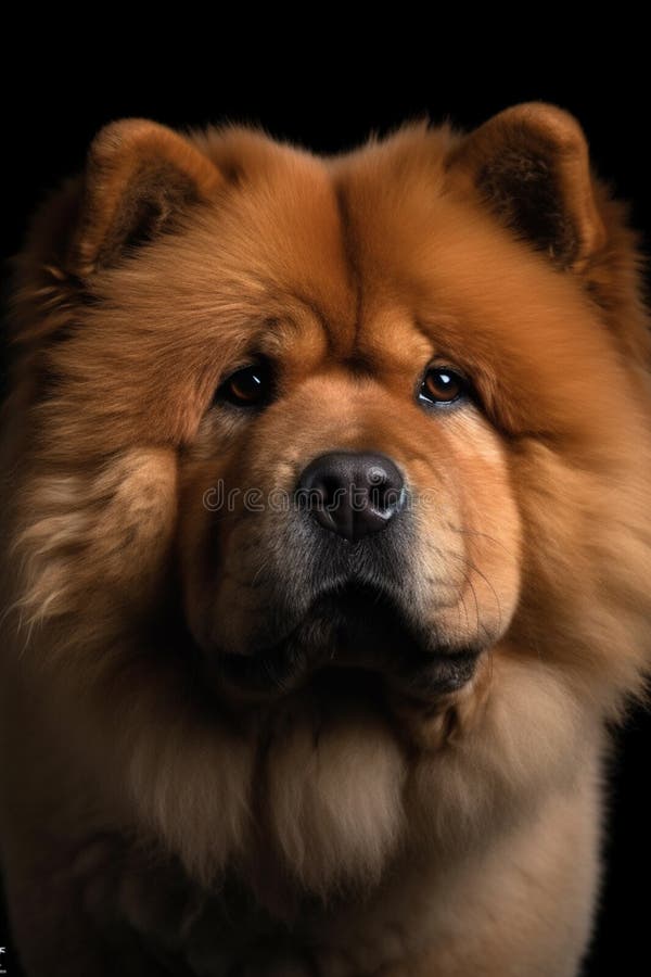 Generative Ai, Amazing Portrait of Dog Stock Illustration ...