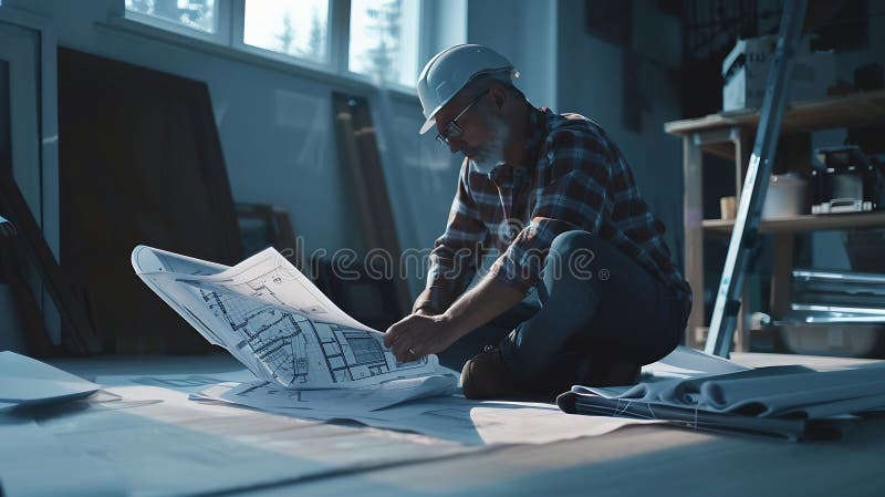 Generative AI Architect Builder Studying Layout Plan of the Rooms while ...