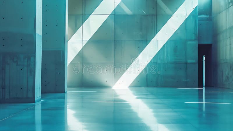 Generative AI Architectural Design of Modern Concrete Hall with ...