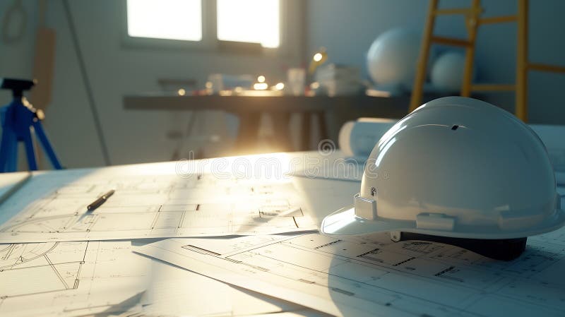 Generative AI Architectural Designed Building Blueprint Layout and ...