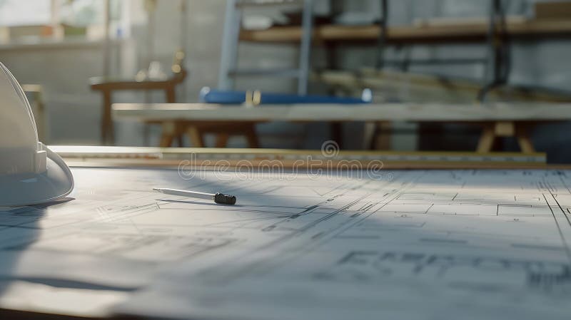 Generative AI Architectural Designed Building Blueprint Layout and ...