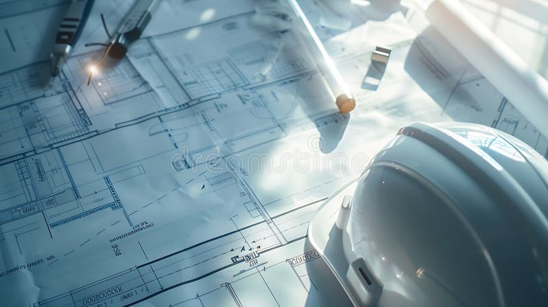 Generative AI Architectural Designed Building Blueprint Layout and ...