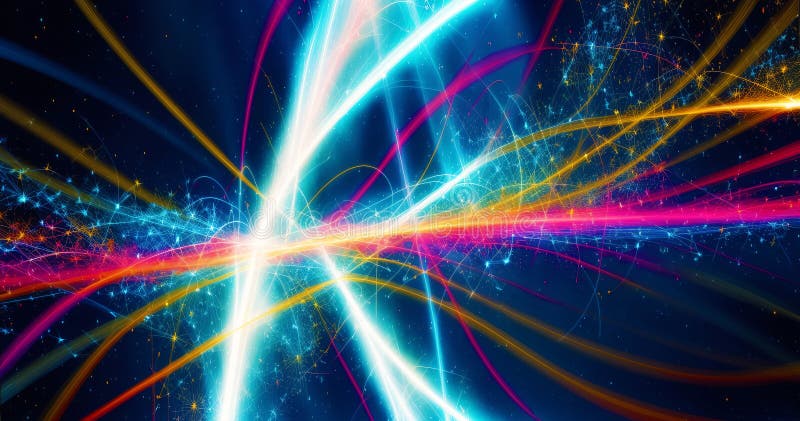 A Beautiful Linear Background. a Striking Composition of Dynamic Lines ...