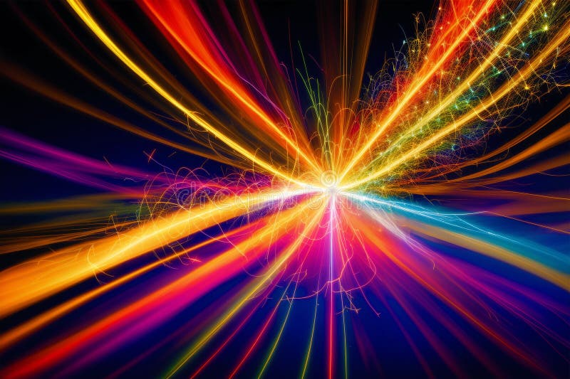 A Beautiful Linear Background. a Striking Composition of Dynamic Lines ...