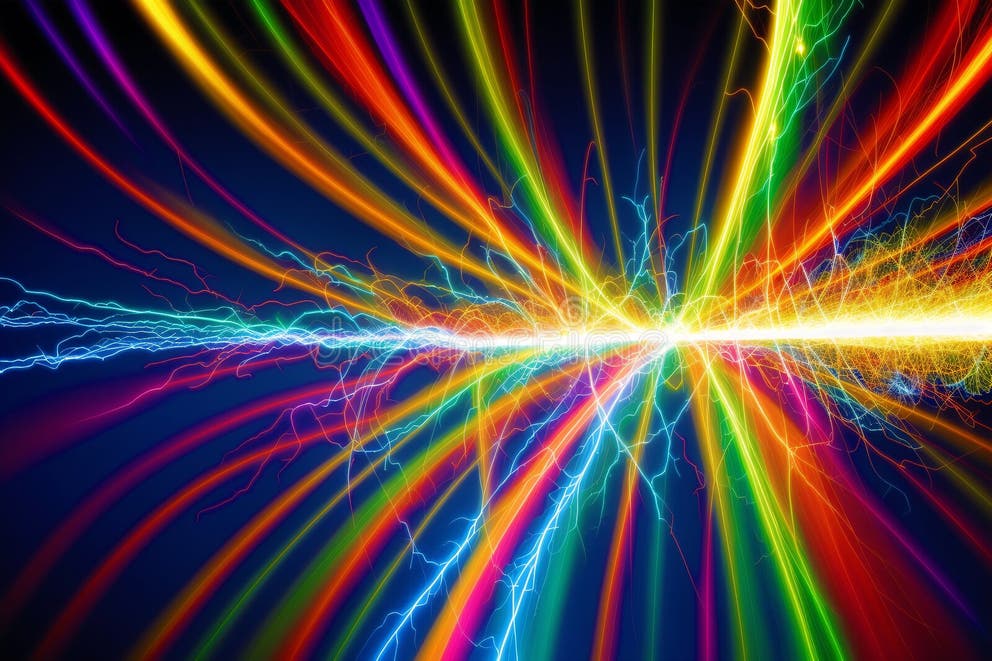 A Beautiful Linear Background. a Striking Composition of Dynamic Lines ...