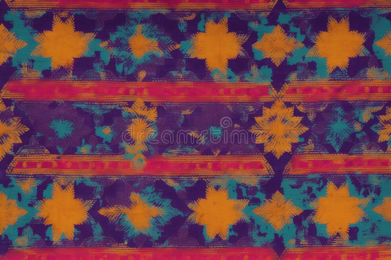 A Beautiful Textile Pattern. Textile Symphony. a Journey of Fabric ...