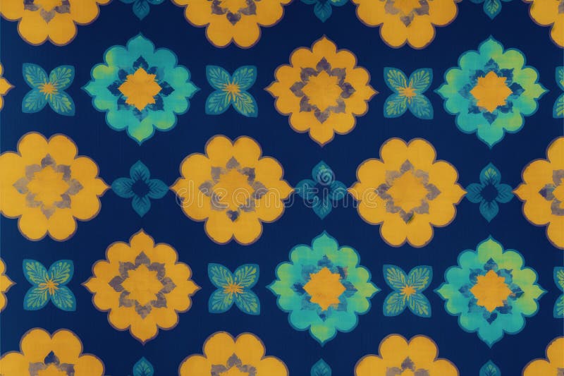 A Beautiful Textile Pattern. Textile Symphony. a Journey of Fabric ...