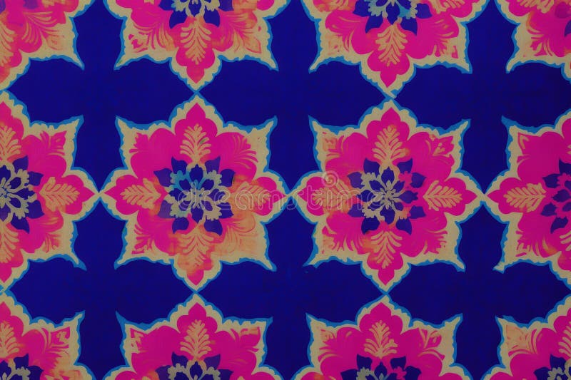 A Beautiful Textile Pattern. Textile Symphony. a Journey of Fabric ...