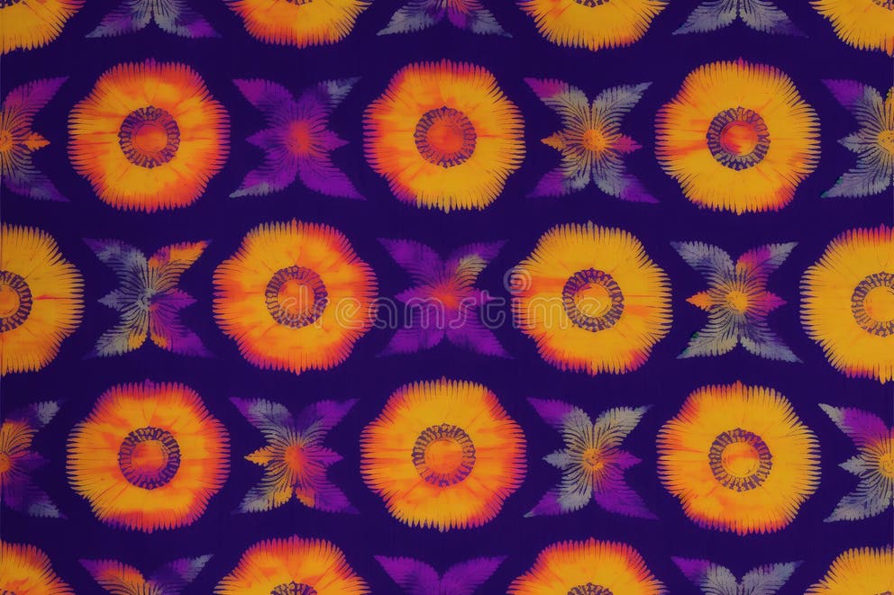 A Beautiful Textile Pattern. Textile Symphony. a Journey of Fabric ...