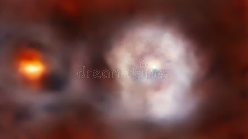 Alpha Andromedae, Binary Star System, Space Art . Stock Footage - Video ...