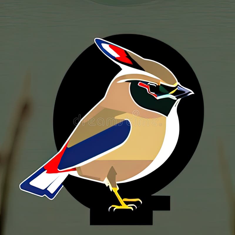 Cedar Waxwing Stock Illustrations 55 Cedar Waxwing Stock