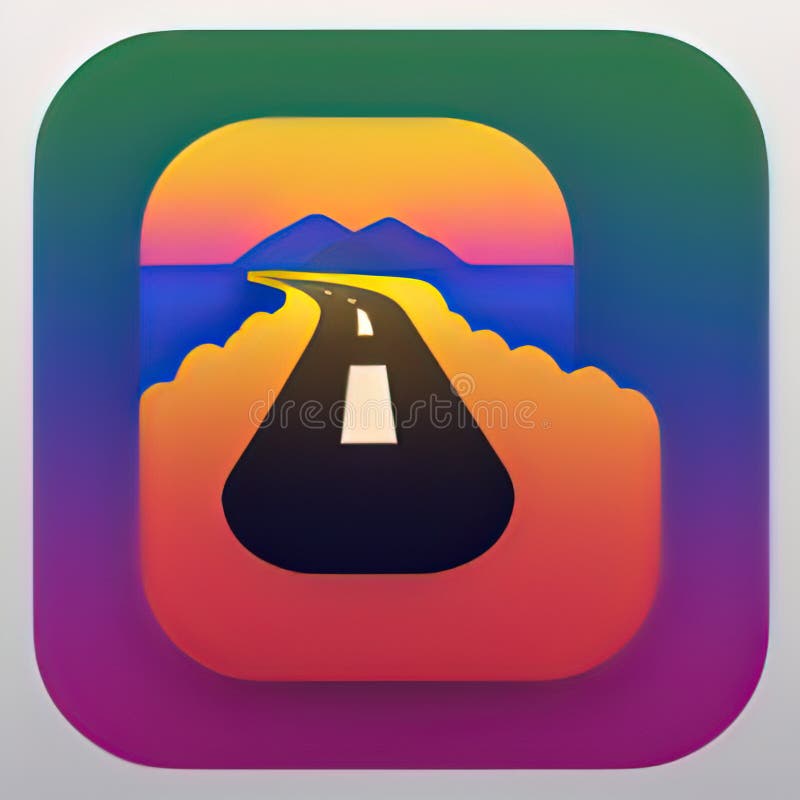 Art And Design Software App Style Icon Generative Ai Stock Illustration Illustration Of Water