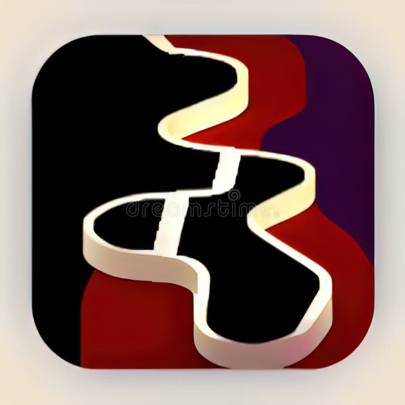 Boxing Software App Style Icon. Generative AI. Stock Illustration ...