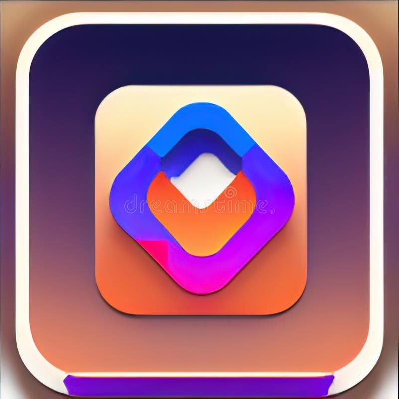 Collectible Cards Software App Style Icon. Generative AI. Stock ...