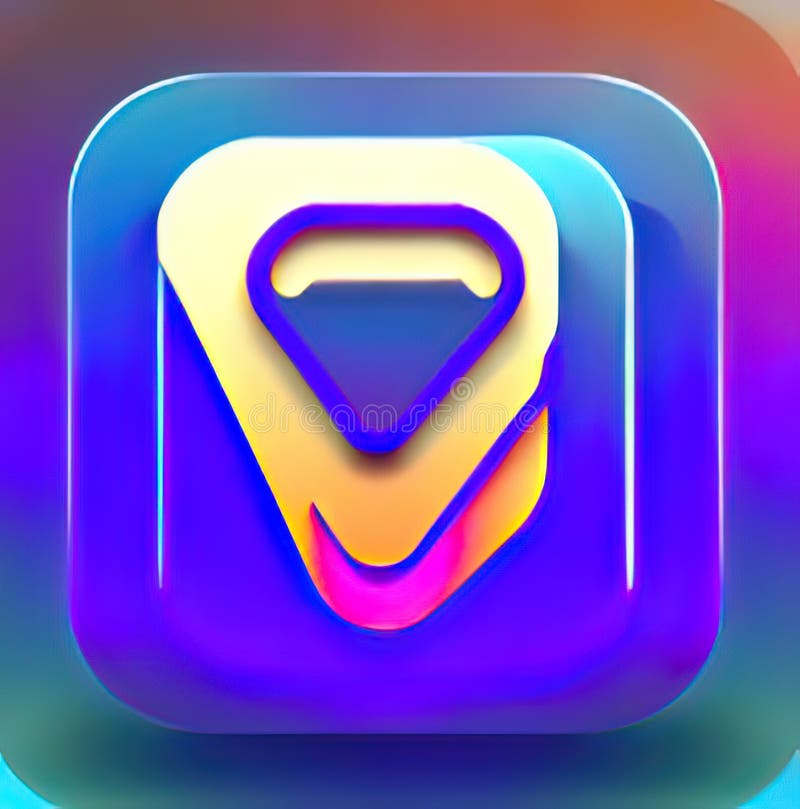 Doctor Software App Style Icon. Generative AI. Stock Illustration ...