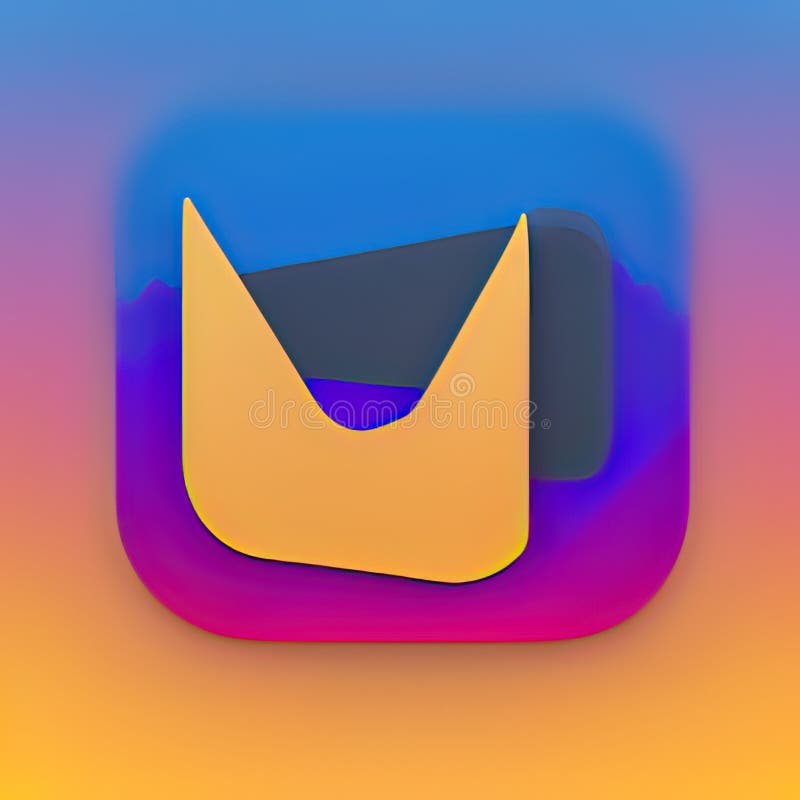 Early Childhood Education Software App Style Icon. Generative AI. Stock ...