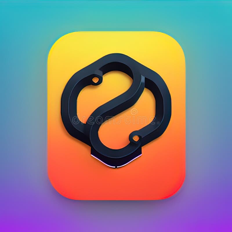 Hero Shooter Software App Style Icon. Generative AI. Stock Illustration ...