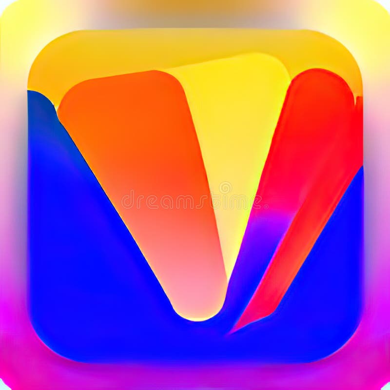 Life Simulation Software App Style Icon. Generative AI. Stock ...