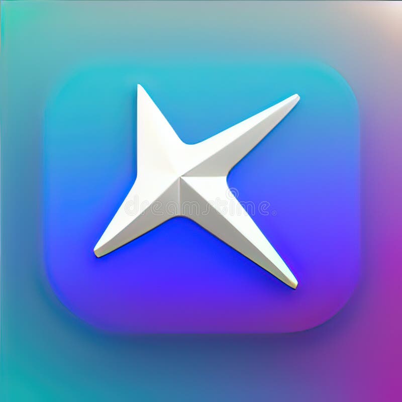 Matching Software App Icon. Generative AI. Stock Illustration ...