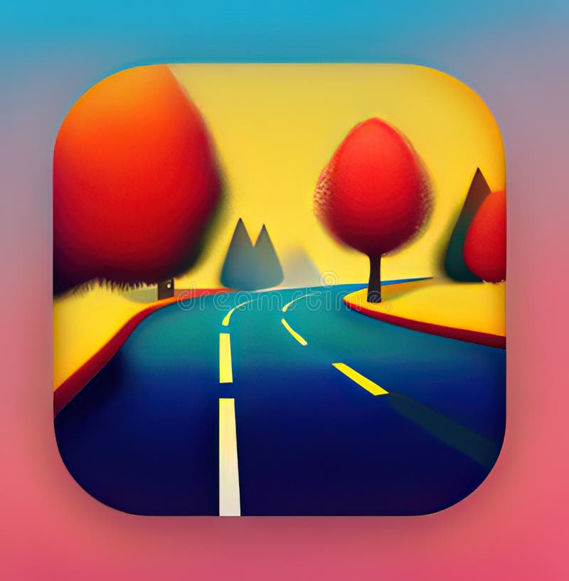 Musical Instrument Software App Style Icon. Generative AI. Stock ...