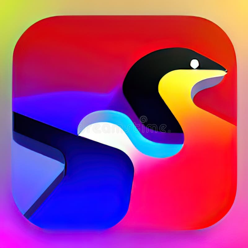 Matching Software App Icon. Generative AI. Stock Illustration ...