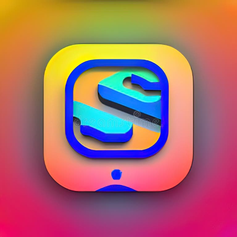 Password Manager Software App Style Icon. Generative AI. Stock ...