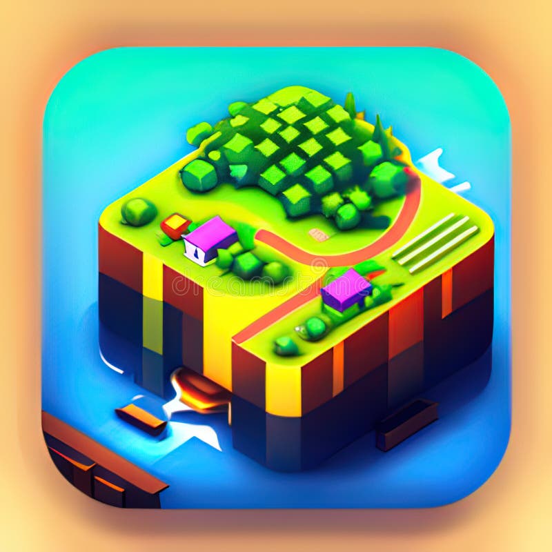 Restaurant Software App Style Icon. Generative AI. Stock Illustration ...