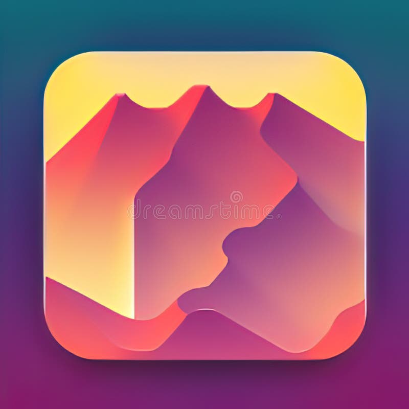 Strategy Software App Style Icon Generative Ai Stock Illustration Illustration Of Modern