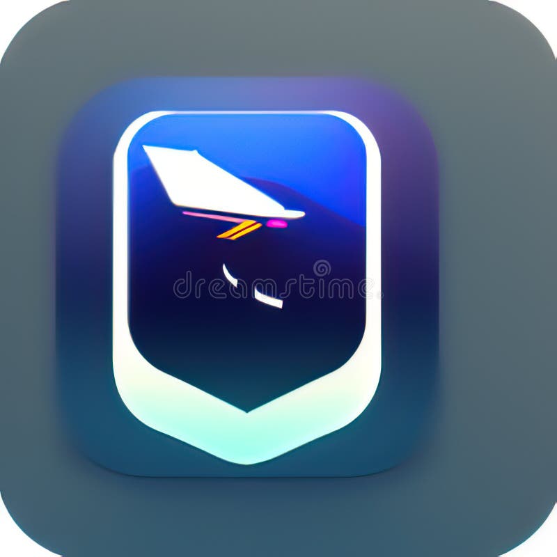 Tactical Shooter Software App Style Icon. Generative AI. Stock ...
